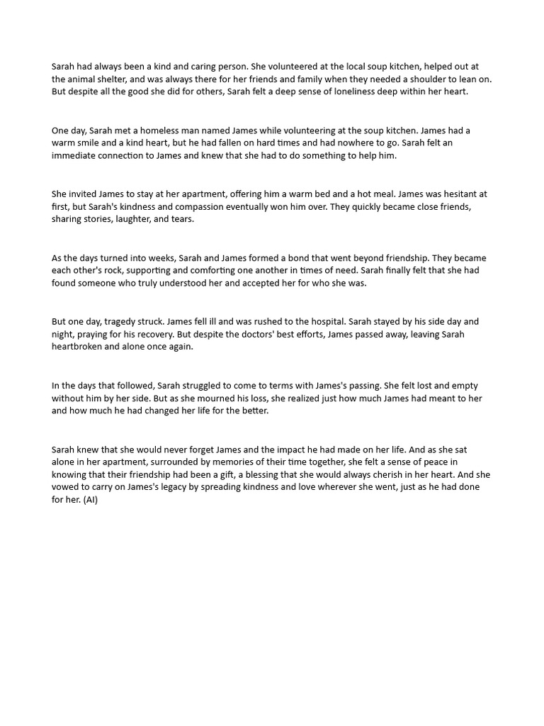 Sarah and James | PDF