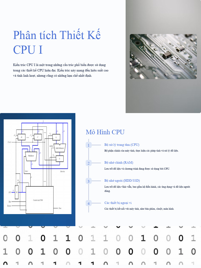 Phan Tich Thiet Ke CPU I | PDF