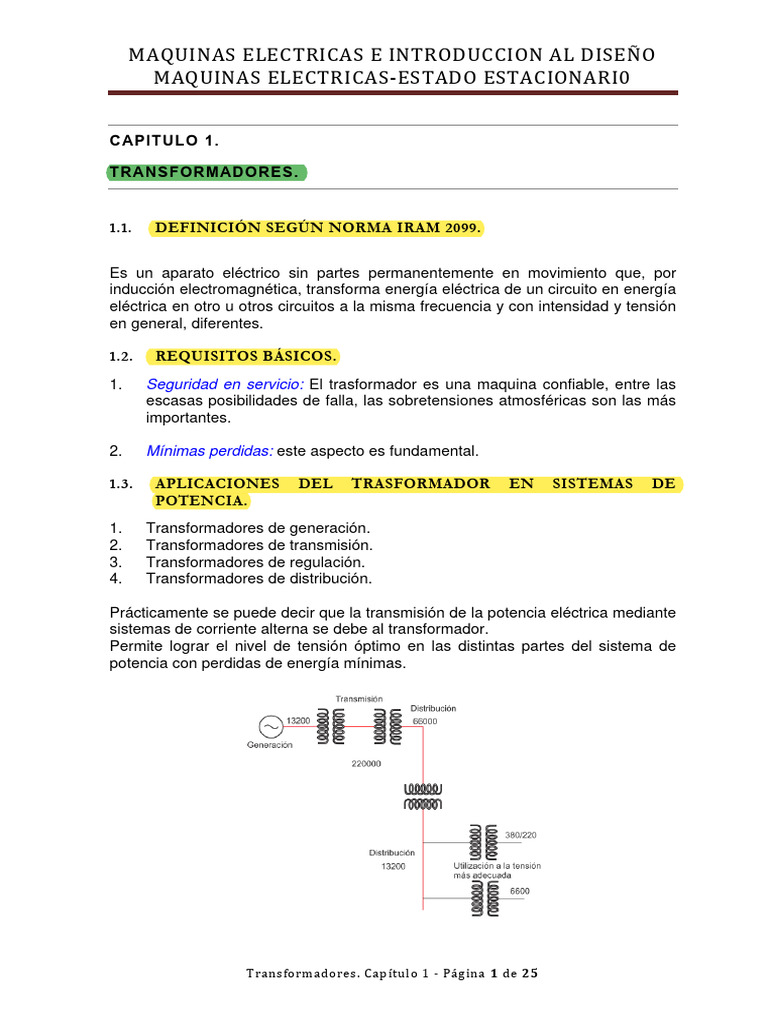 Comprimido | PDF | Transformador | Corriente eléctrica