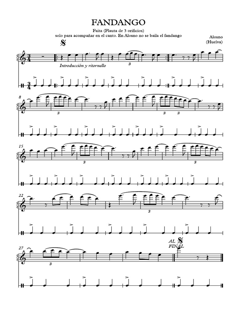 Fandango de Alosno | PDF
