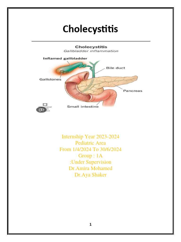 Cholecystitis | PDF | Gallbladder | Gastroenterology