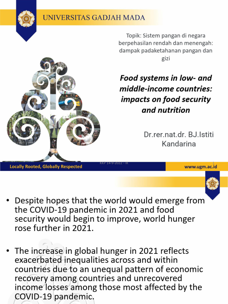Sistem Pangan Di Negara Berpenghasilan Rendah Dan Menengah Dampak Pada Ketahanan Pangan Dan Gizi ...