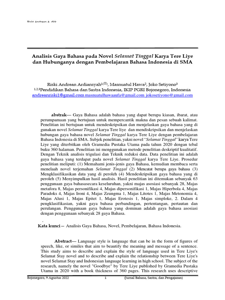 Artikel Jurnal Ilmiah Riski Andrean A 2 | PDF