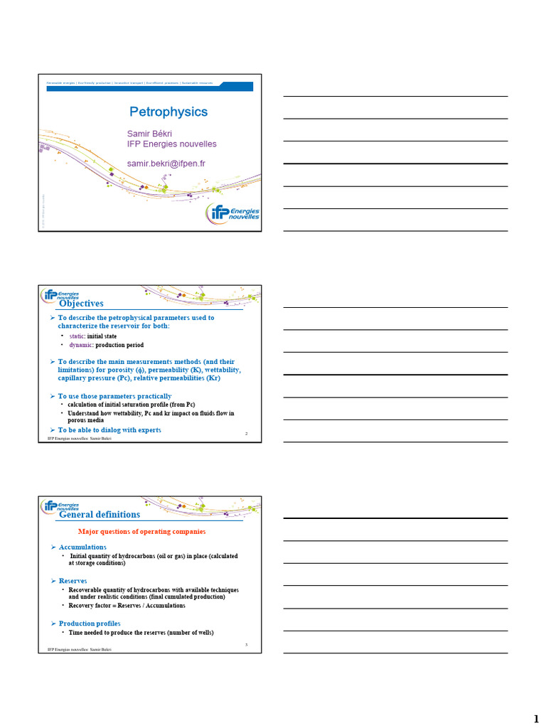 01 Bekri Petrophysics Repro | PDF | Porosity | Permeability (Earth ...