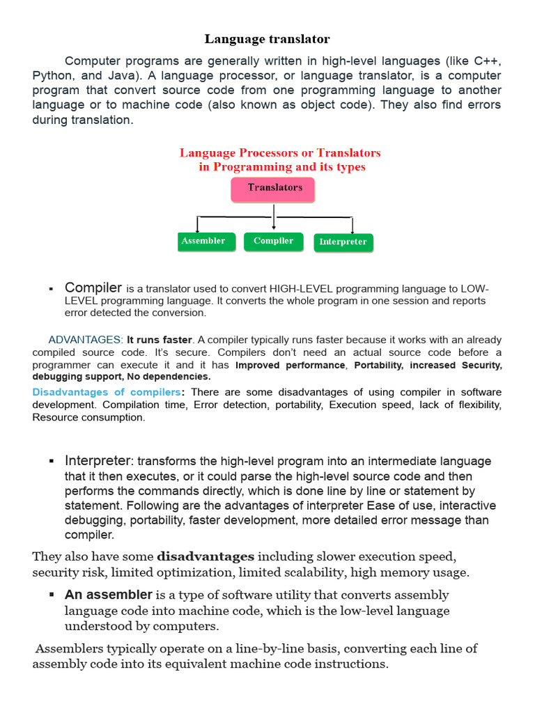 Language Translator | PDF