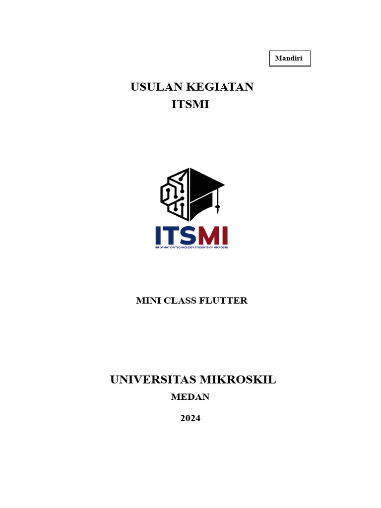 ITSMI - Laporan Kegiatan ITSMI Mini Class Flutter (1) - 2 | PDF | Sains ...