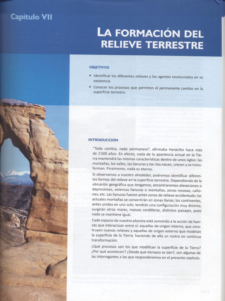 CAP-7. Formacion Relieve terrestre-LUMBRERAS | PDF