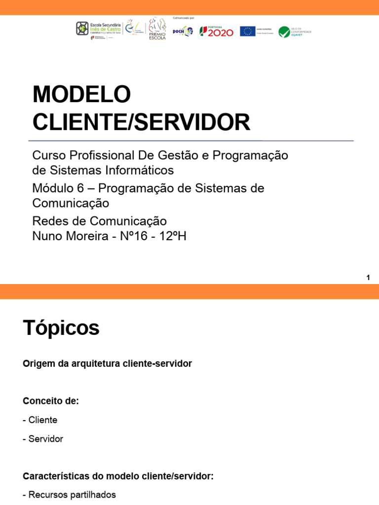 Modelo Cliente Servidor | PDF | Modelo cliente – Servidor | Servidor ...