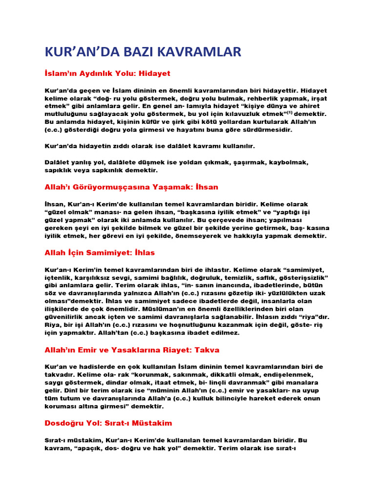 11.sınıf Din Kültürü Senaryo 1 Çalışma Kağıdı | PDF