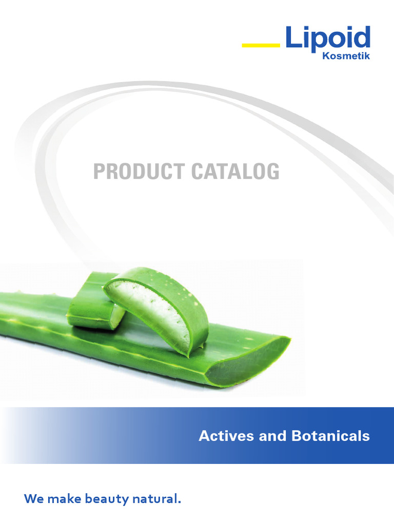 Lipoid Catalog 2024 | Download Free PDF | Glycerol | Cosmetics