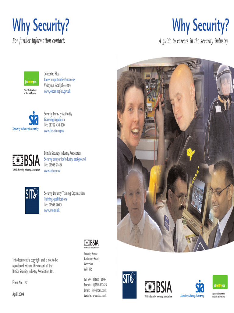 sia_why_security | PDF | Security Guard