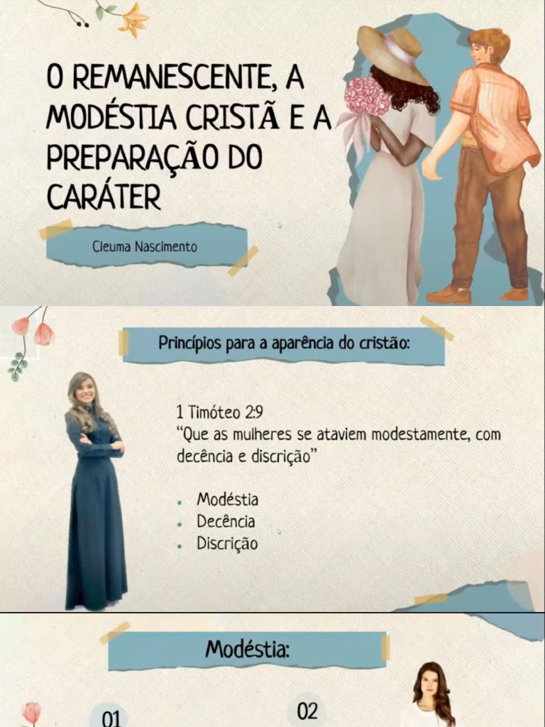 Modestia Cristã Estudo | PDF