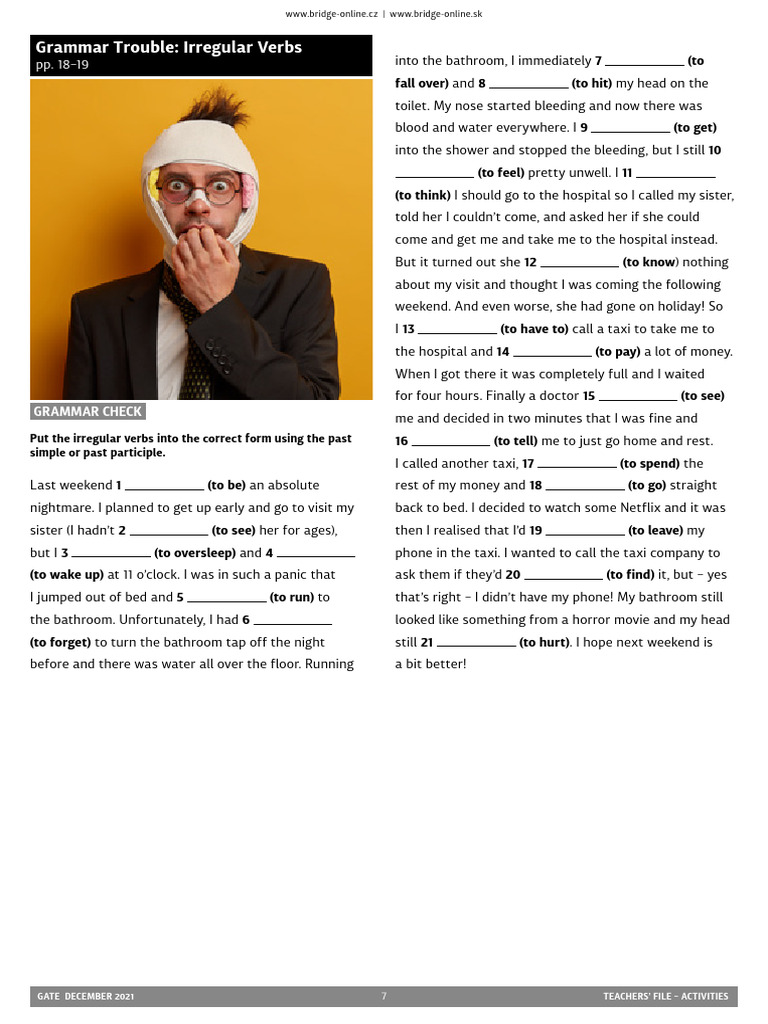 G CZ TF 2021 12 Grammar Trouble | PDF