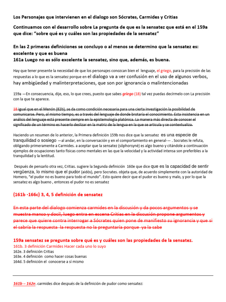 Carmides Apuntes | PDF