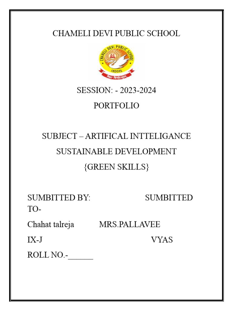 Chameli Devi Public School | PDF