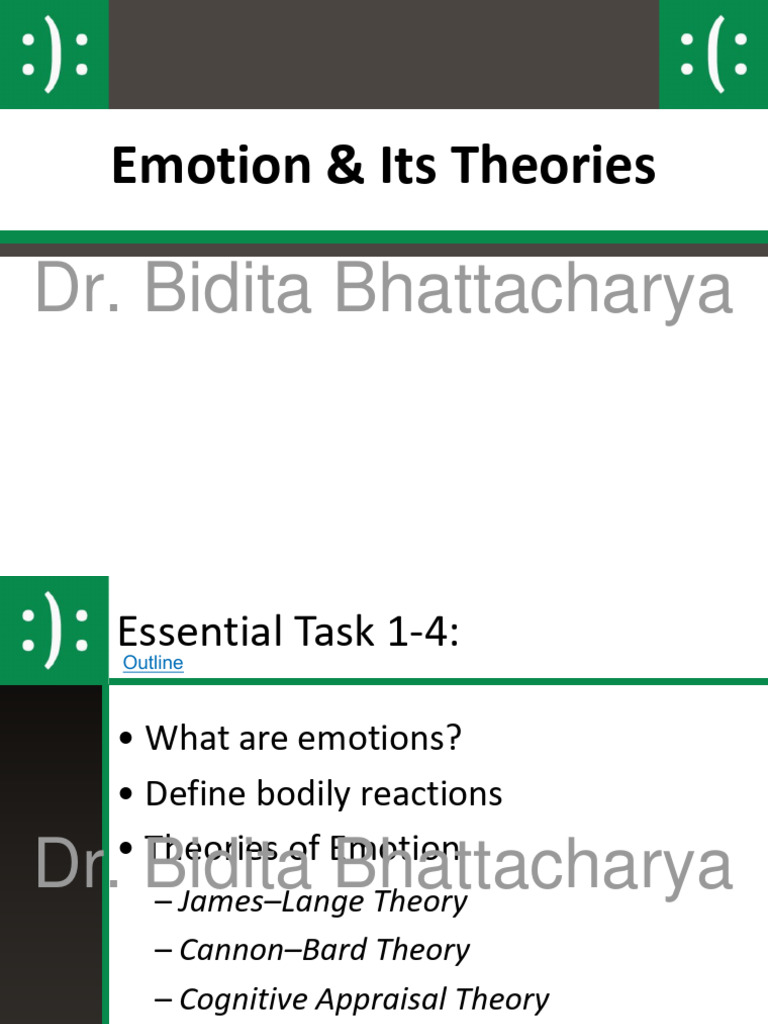 Emotion Theories Psw Class Watermark Pdf Emotions Psychology
