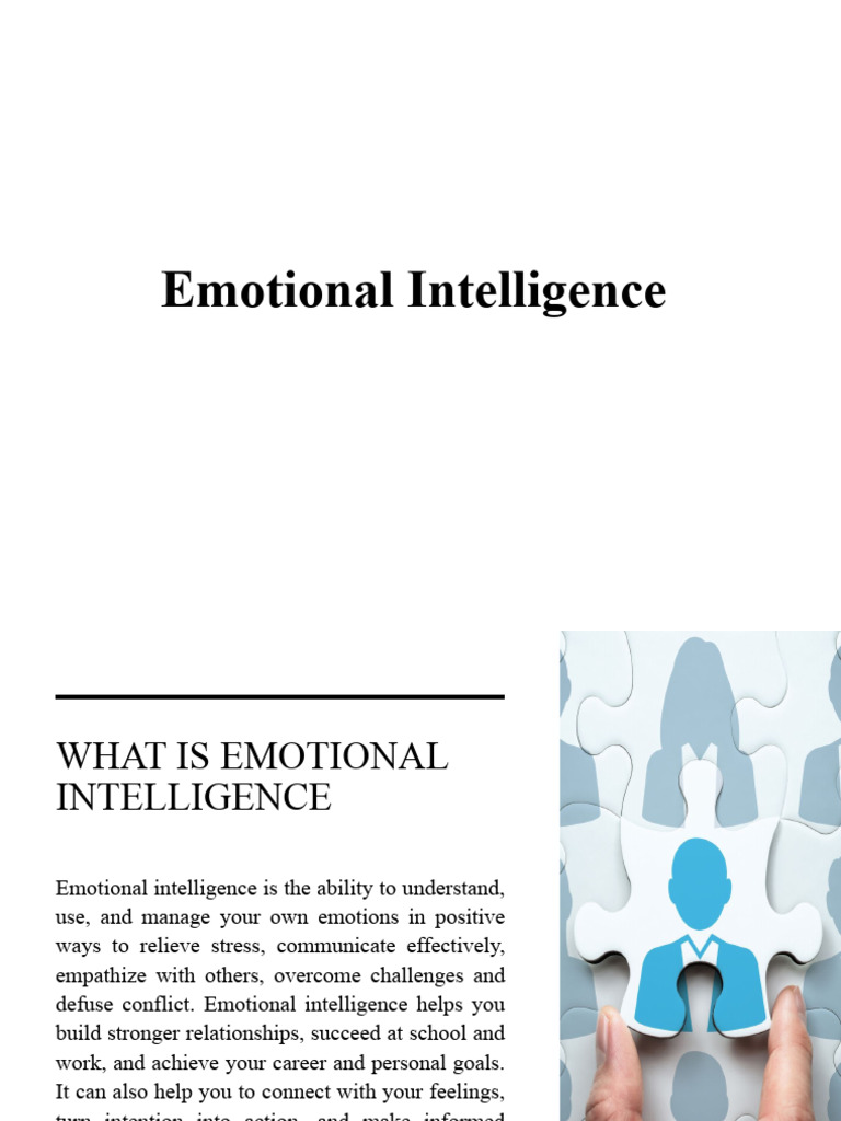 9 Ei | PDF | Emotional Intelligence | Intelligence