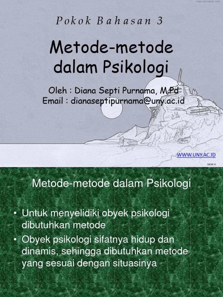 3 Metode Psi | PDF