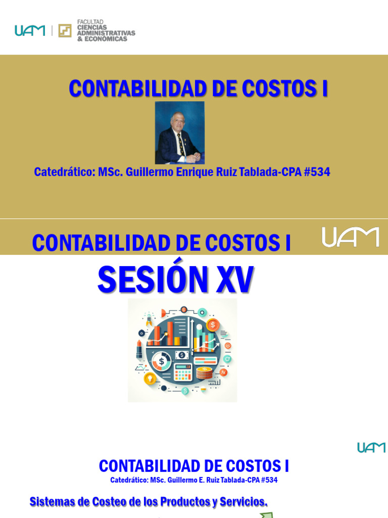 Costos I-Sesión #15 | PDF | Presupuesto | Contabilidad de costos