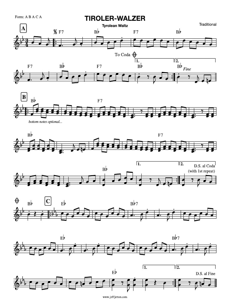 Tiroler Walzer | PDF