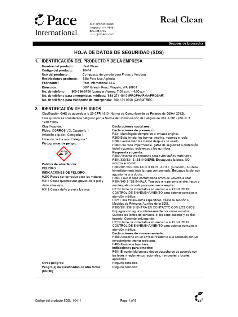 HDS Real-Clean | PDF | Residuos | Quemar