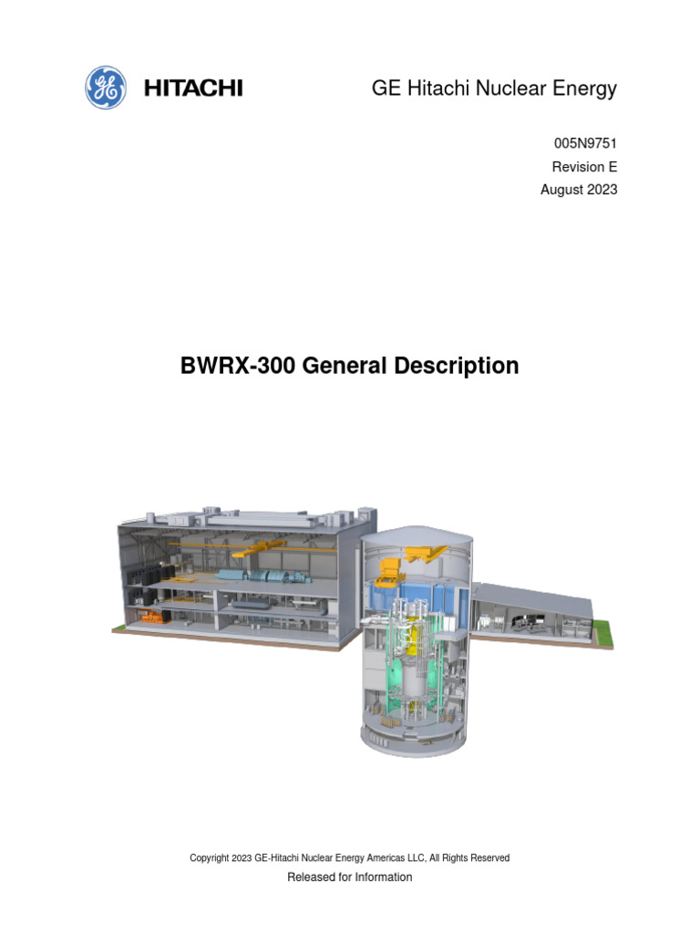 005N9751 RevE BWRX 300 General Description | PDF | Nuclear Power ...
