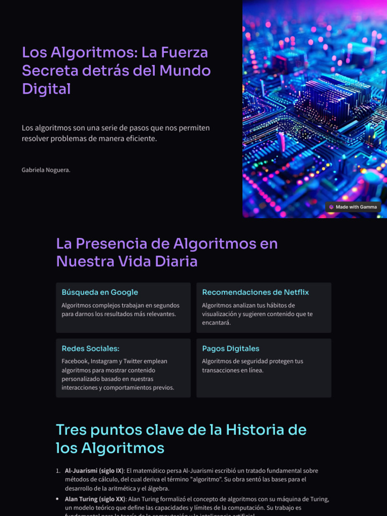 Algoritmos: Clave en la Era Digital | PDF | Algoritmos | Inteligencia ...