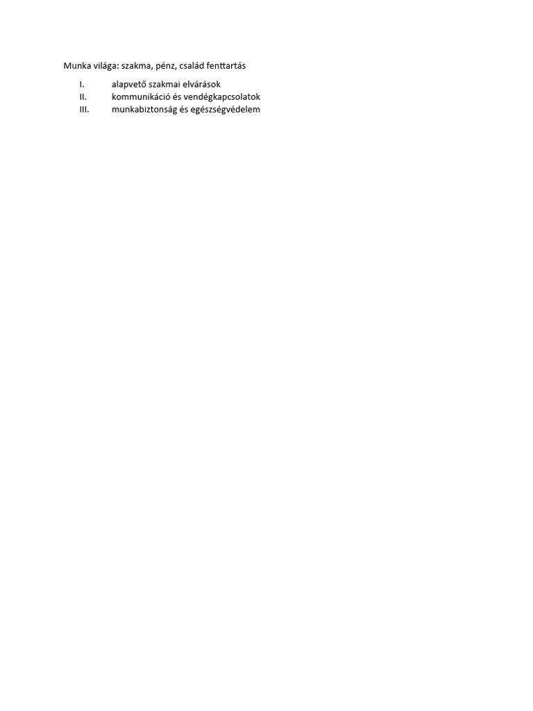 Munka Világa | PDF