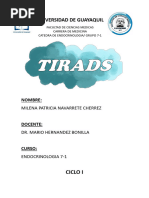 Clasificacion TIRADS | PDF | Biopsia | Medicina