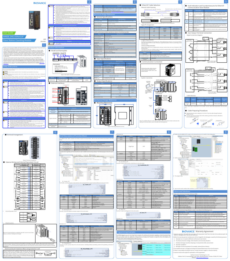 EtherCAT Cable & Module Guide | PDF | Electrical Connector | Computer Network