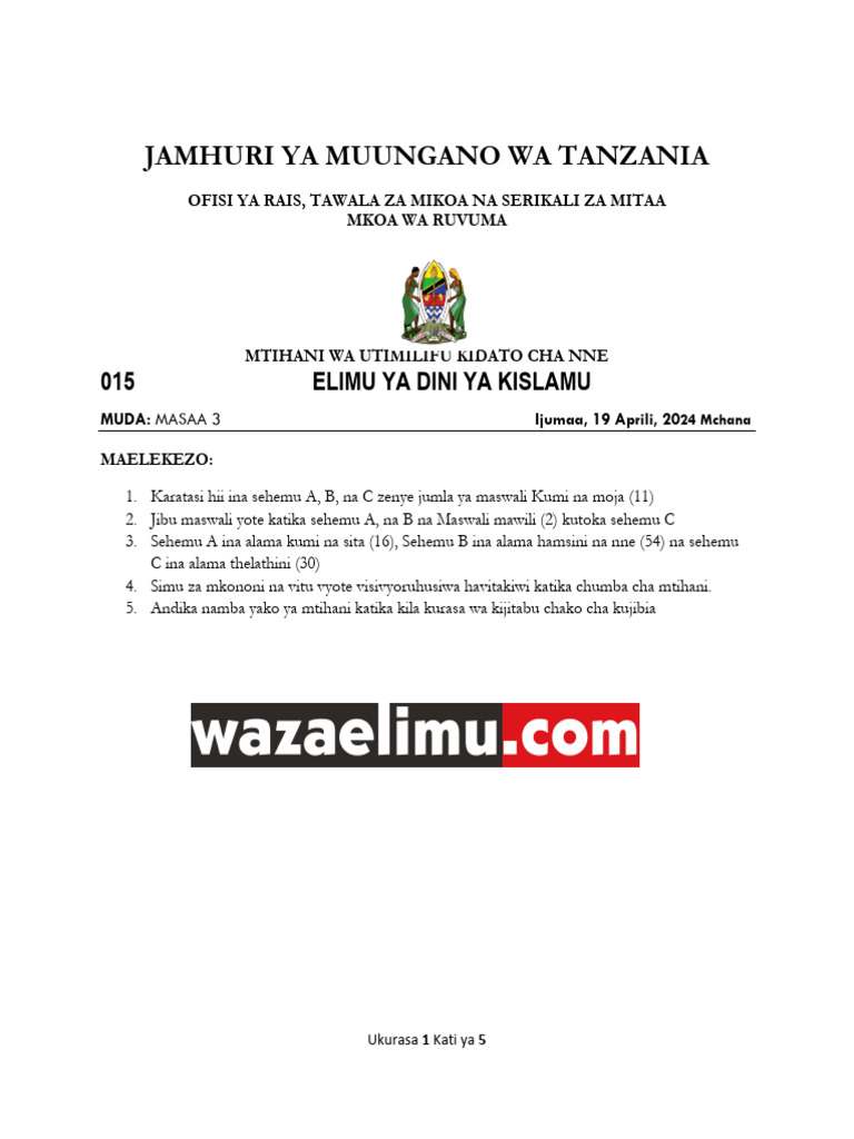 RUVUMA EDK LEO PAPER | PDF