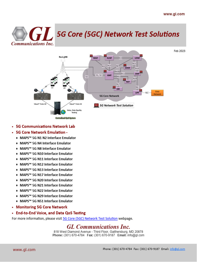 5G Networks Test Solutions Combined Brochure | PDF | Computer Network ...