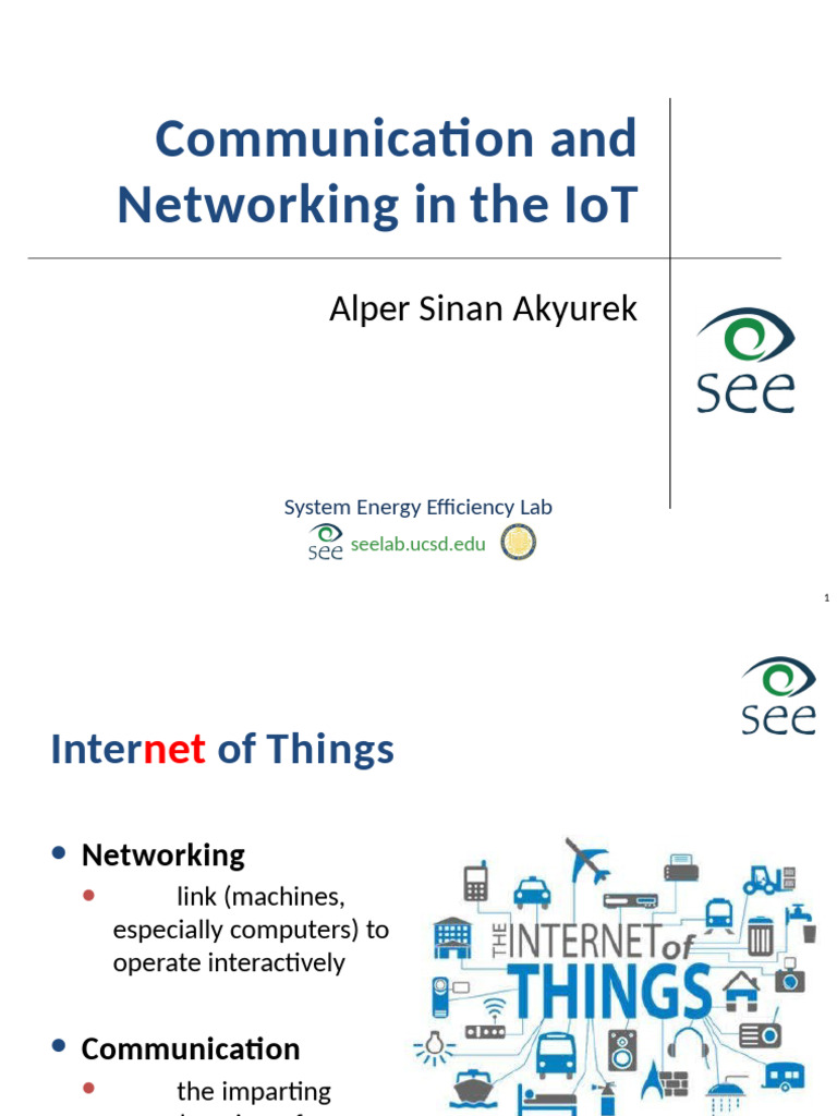 IoT Netowrking | PDF | Internet Of Things | Computer Network