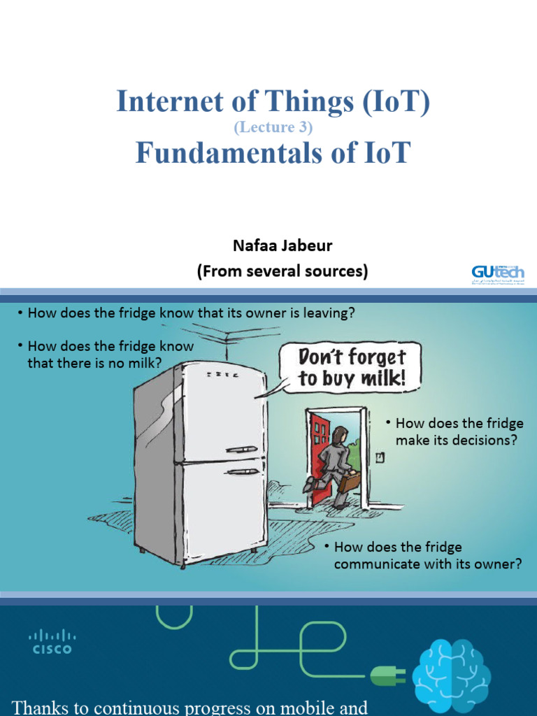 IoT Fundamentals | PDF | Internet Of Things | Computer Network