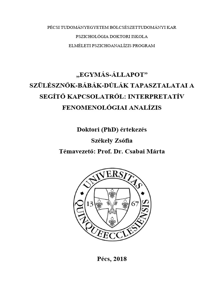 Székely Zsófia - Egymás Állapot | PDF