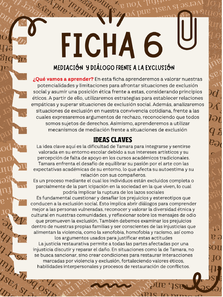 Ficha 6 | PDF
