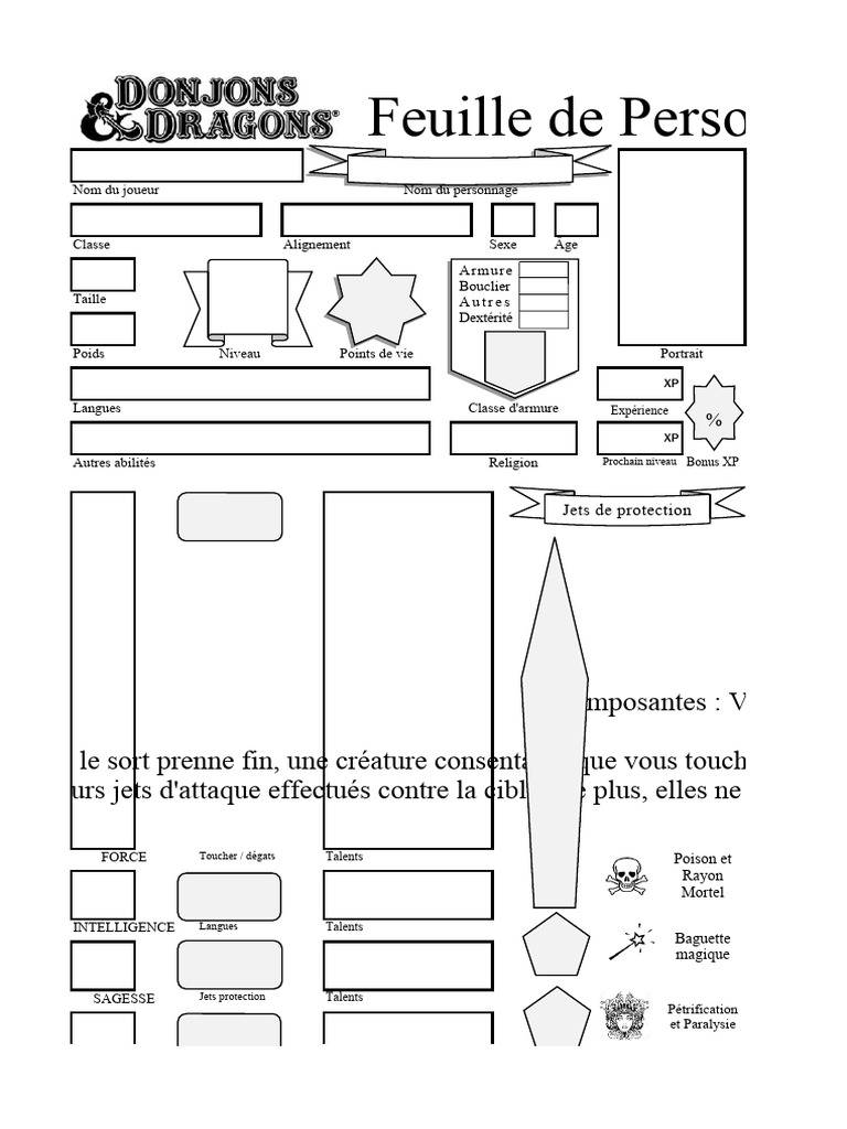 Fiche Perso v2 | PDF
