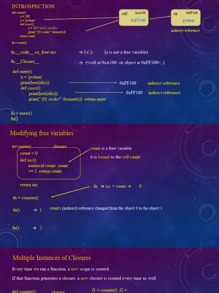 Lecture 27-28 Closures and Decorators | PDF | Scope (Computer Science ...