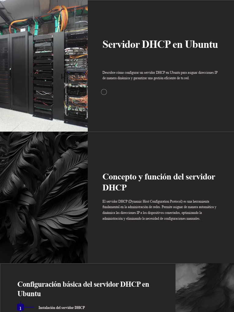 Servidor DHCP en Ubuntu | PDF | Dirección IP | Servidor (Computación)