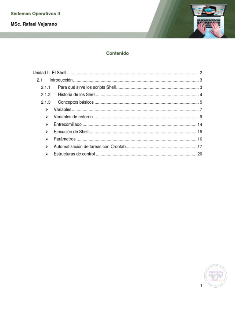 Programacion Shell Pdf Interfaz De Línea De Comando Interfaces Gráficas De Usuario