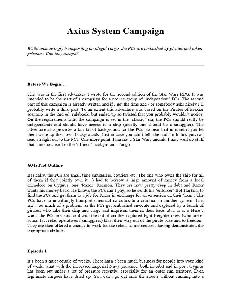 Axius System Campaign | PDF