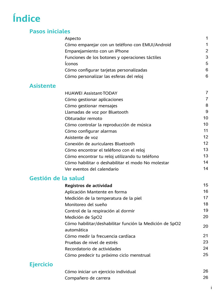 HUAWEI WATCH GT 4 Guía Del Usuario - (PNX-B19&ARA-B19,01, Es-Us) | PDF | Yo telefono | Smartphone
