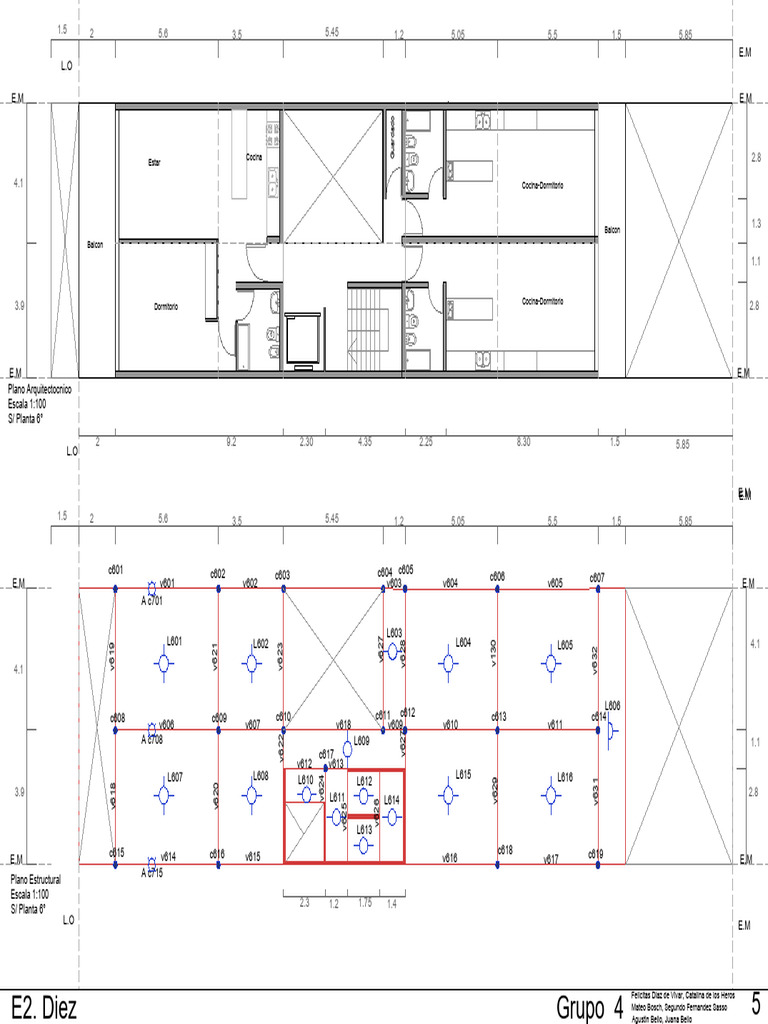 Detalhes do Plano Arquitetônico 6° Andar | PDF