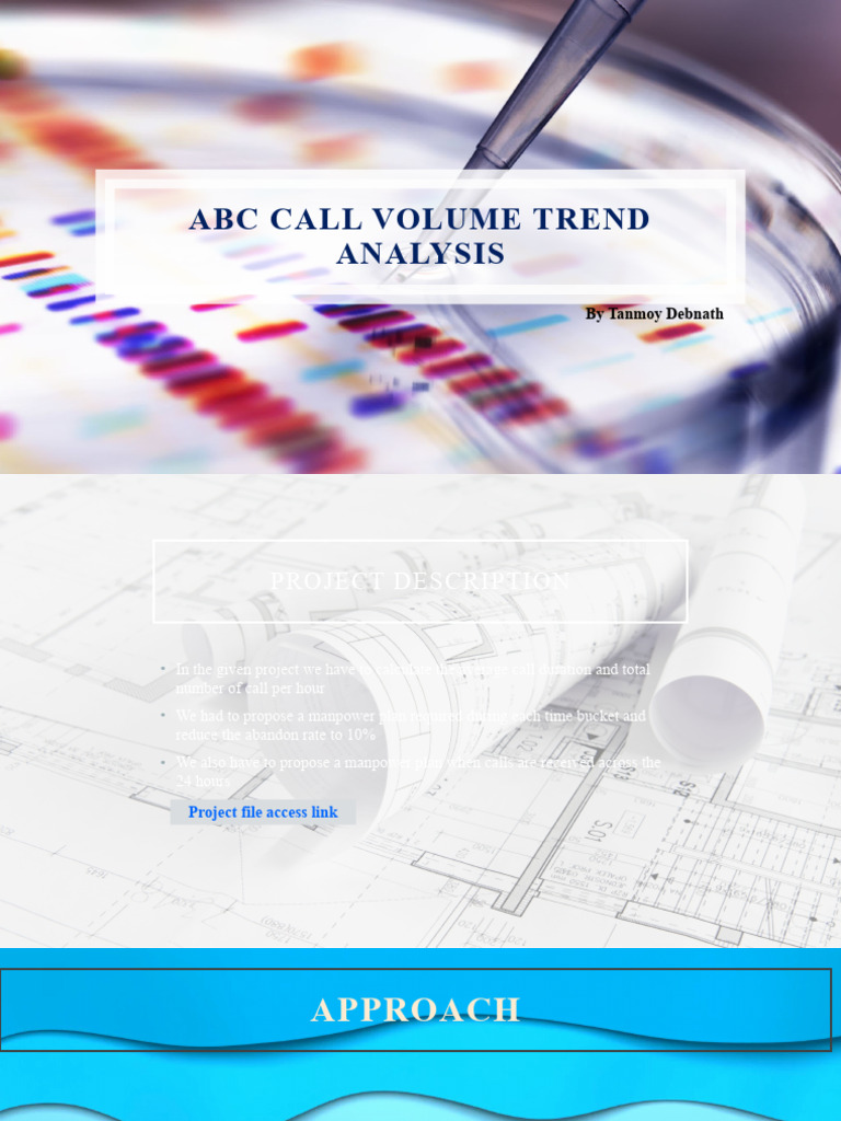 ABC Call Volume Trend Analysis | PDF | Microsoft Excel