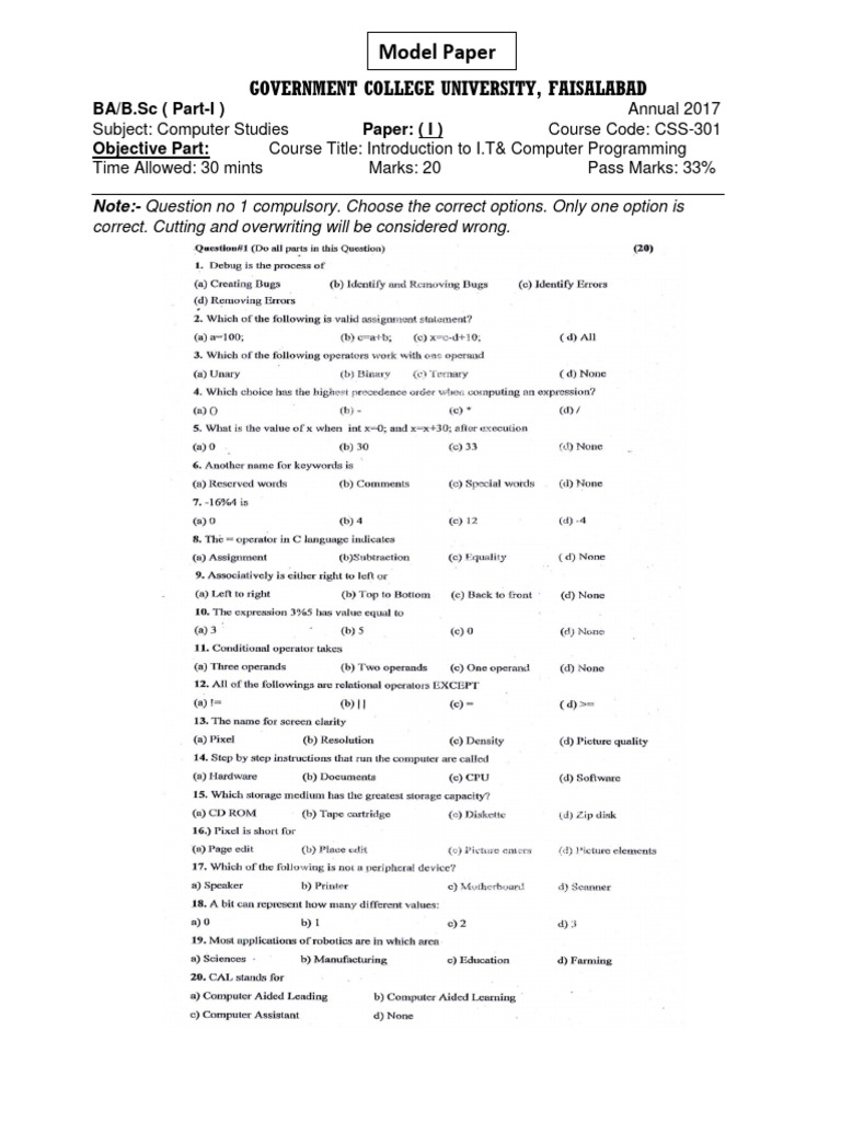 Computer Science | PDF | Computer Science | Computing