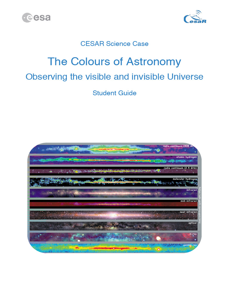 Colours of Astronomy Student Guide | PDF | Electromagnetic Spectrum | Light