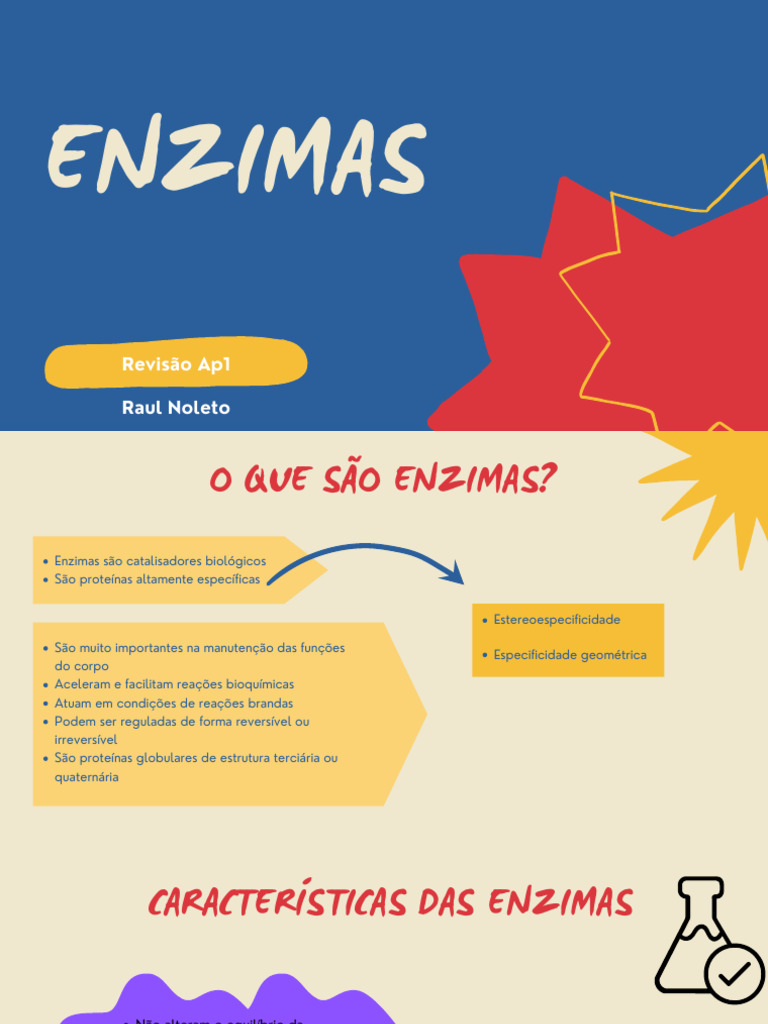 Enzimas | PDF | Enzima | Inibidor de enzimas