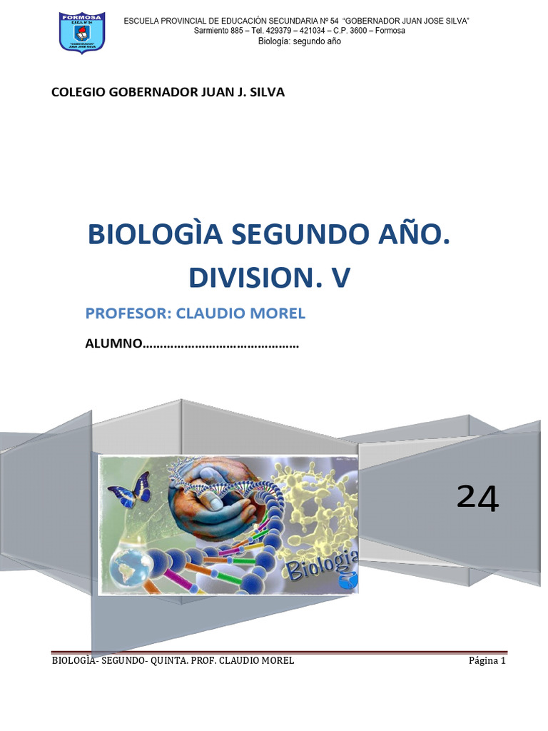 Cuadernillo De 2º Año V Biologia Pdf Biología Celular Digestión