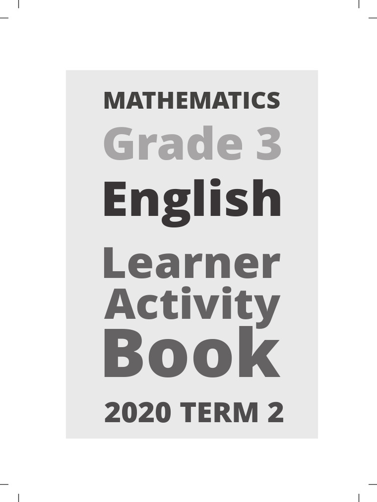 GR 3 Term 2 2020 Tmu Maths Lab English | PDF | Multiplication | Shape