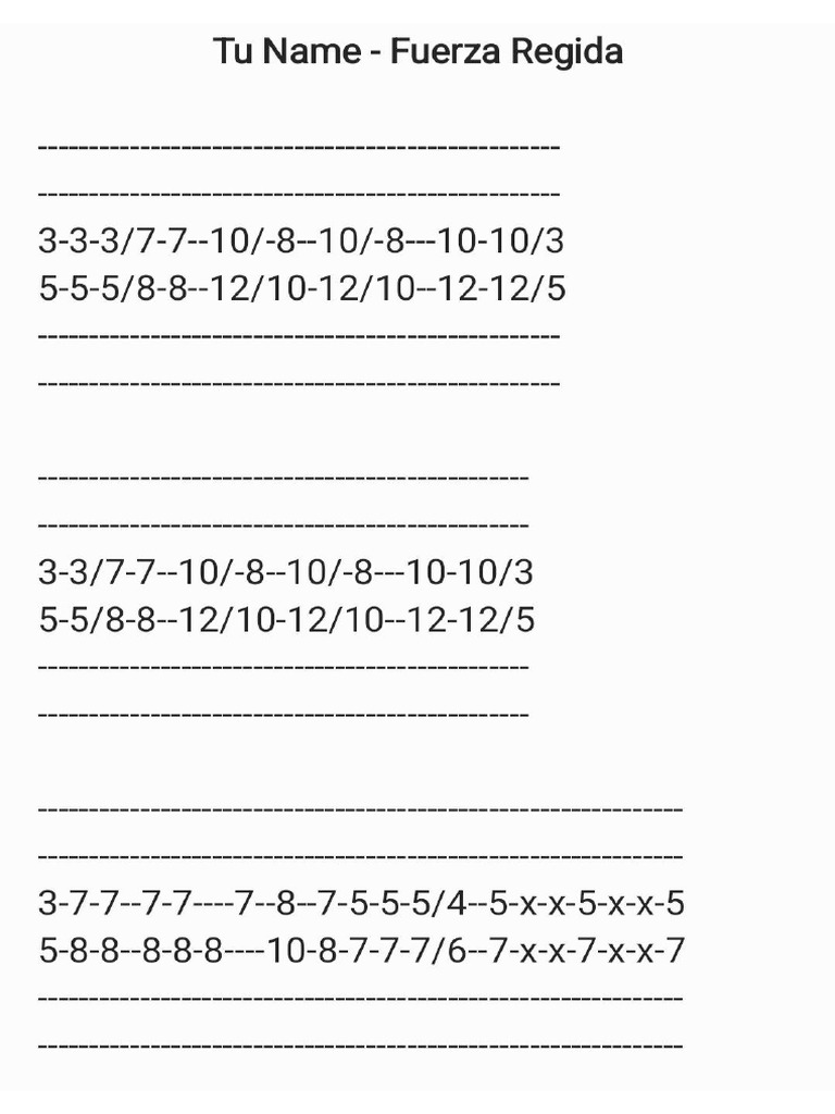 Tu Name Tabs p3 | PDF